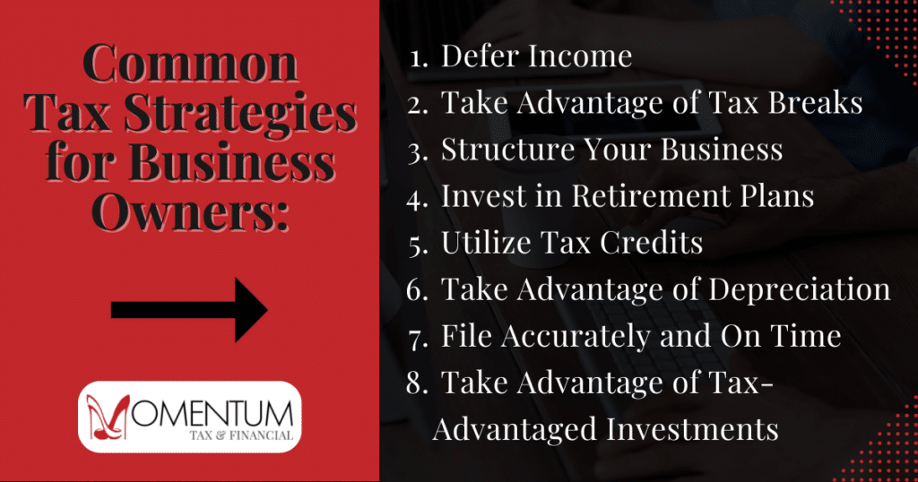 How to Implement Strong Tax Strategies for Business Owners - Momentum ...